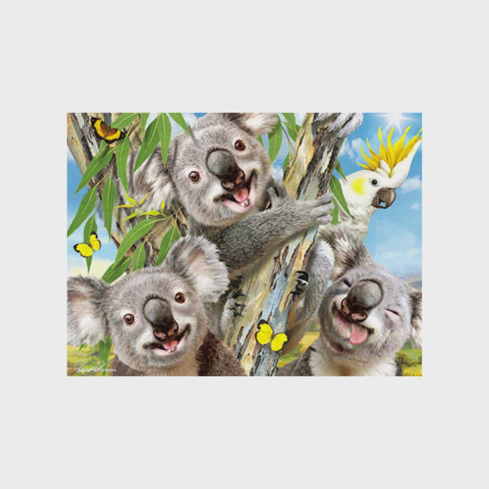 Puzzlr Koala Selfie Howard Robinson 3D Jigsaw Puzzle 15805 48pc 12x9"