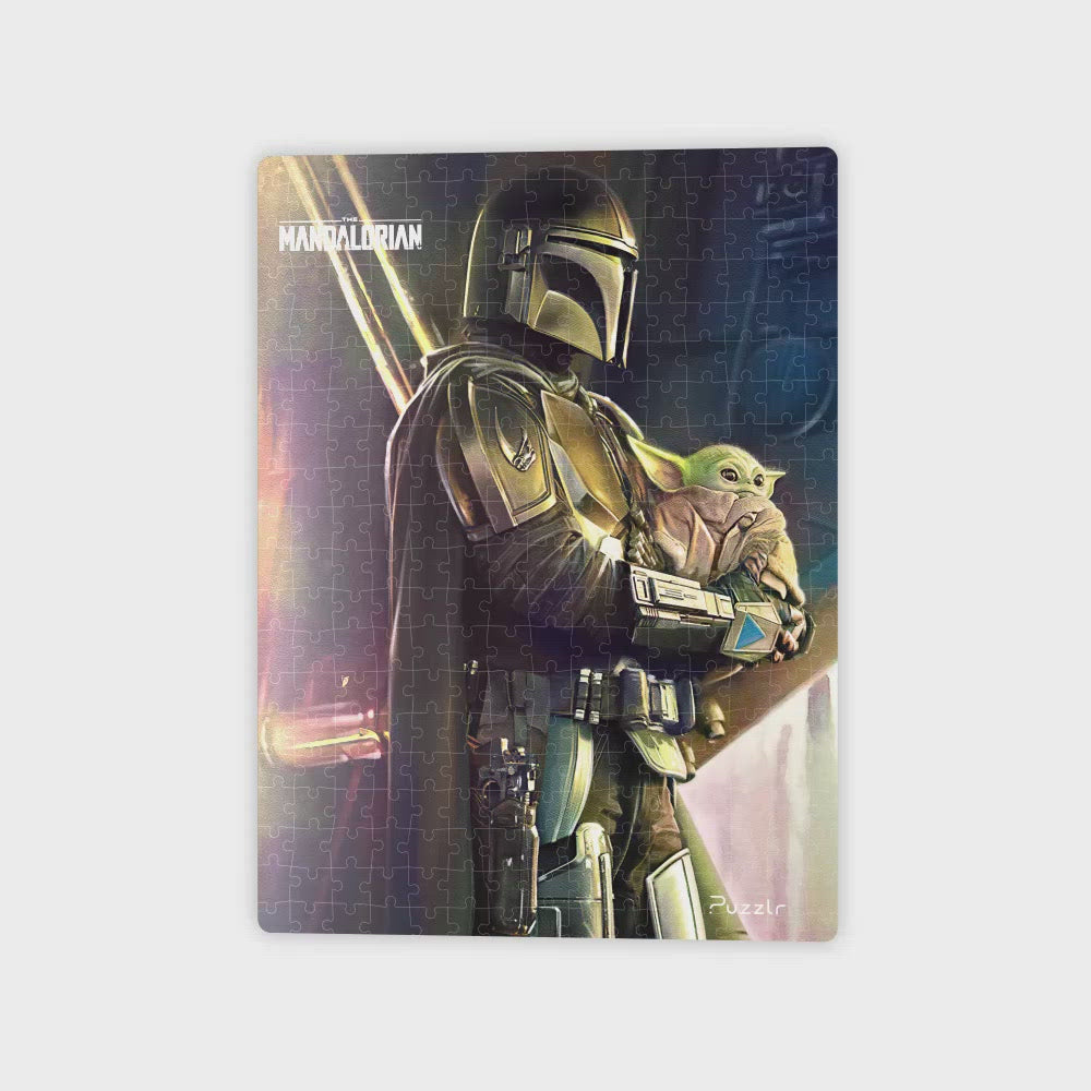 Puzzlr The Mandalorian Star Wars 3D Jigsaw Puzzle 33061 150pc 18x12"