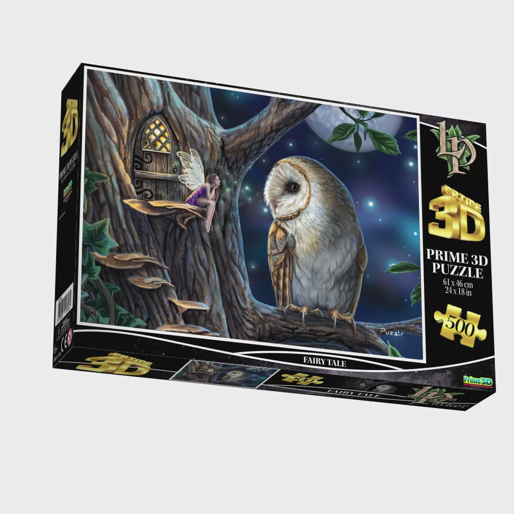 Puzzlr Fair Tales Lisa Parker 3D Jigsaw Puzzle 10398 500pc 24x18"
