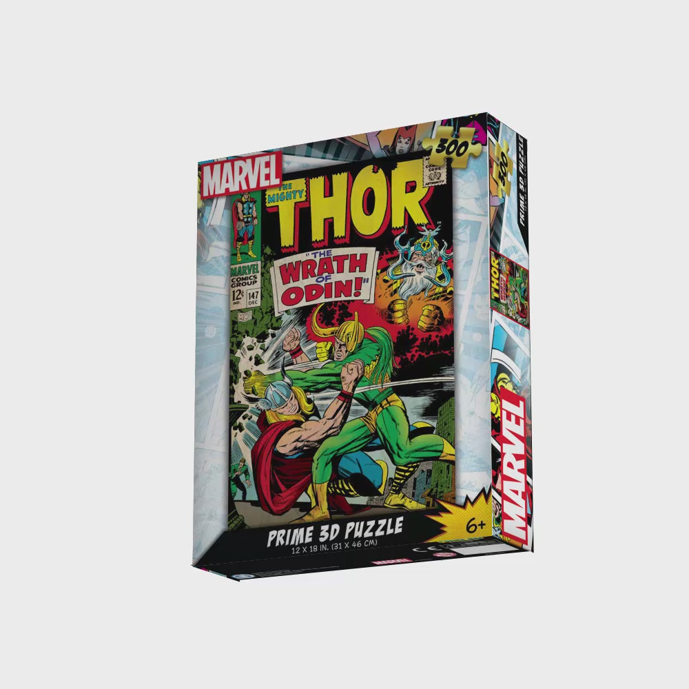 Puzzlr Marvel Comics Thor Marvel 3D Jigsaw Puzzle 33179 300pc 12x18"