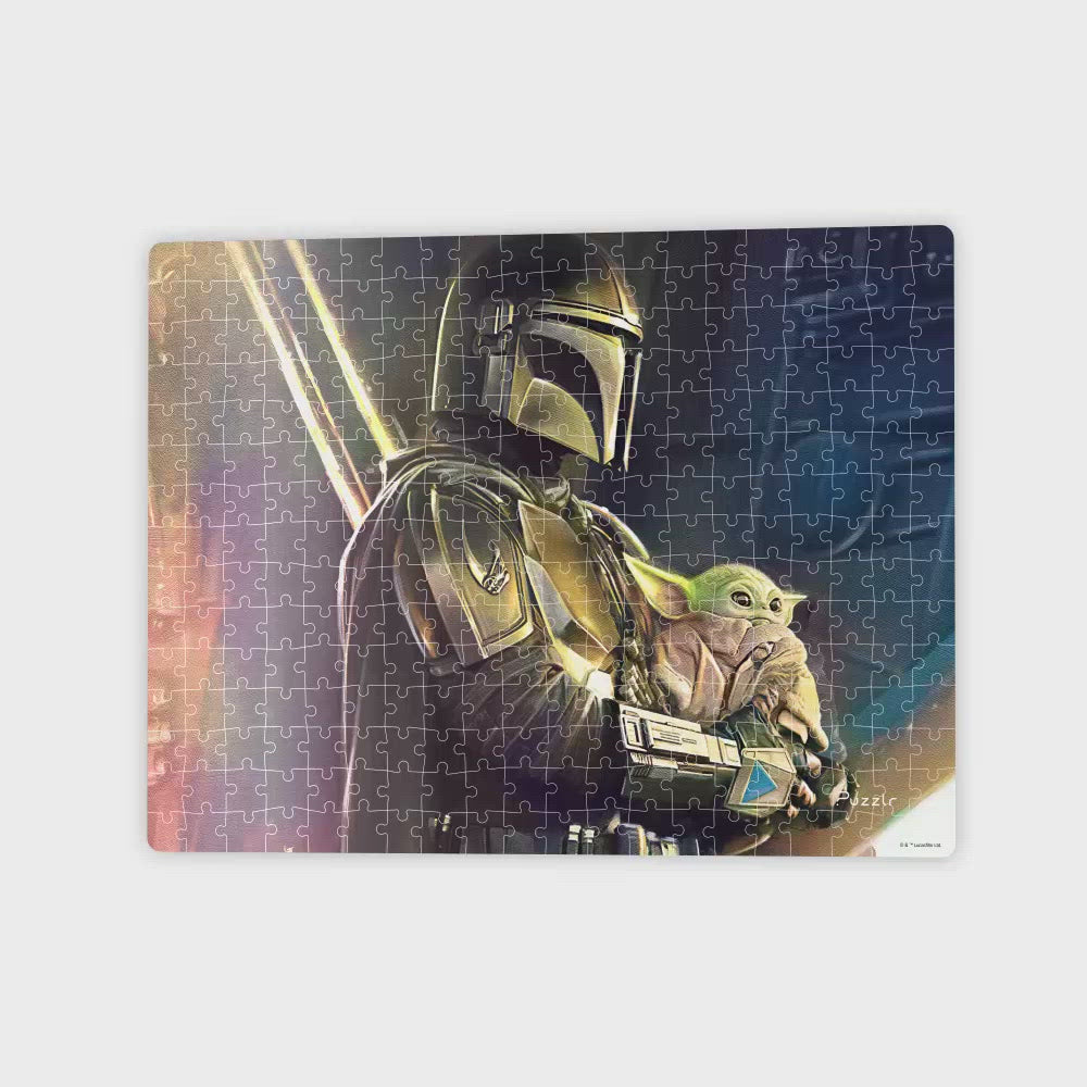 Puzzlr The Mandalorian Star Wars 3D Jigsaw Puzzle 32639 500pc 24x18"